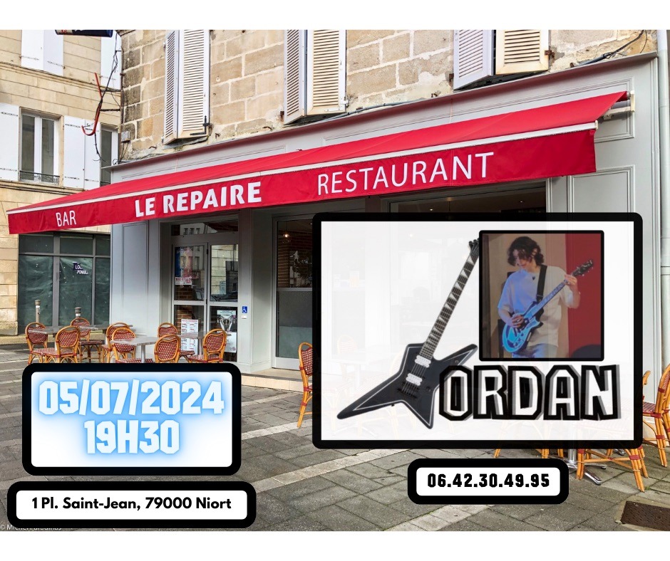 Concert : Jordan – Sortir à Niort