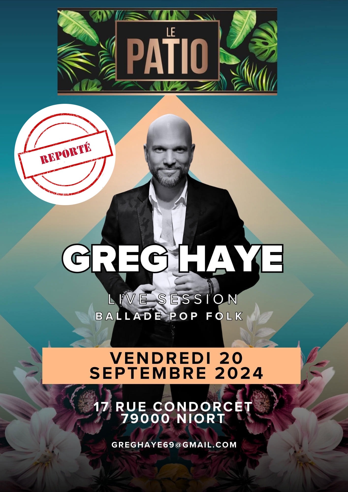 REPORTÉ – Soirée : Greg Haye – Sortir à Niort REPORTÉ – Soirée : Greg Haye – Sortir à Niort